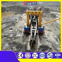 China Inland Waterway Maintenance Cutter Suction Sand Dredger with Total Length 17m-50m for sale