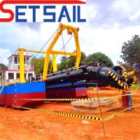 China Total Height 2.2m Diesel Engine Water Flow 5000m3 Cutter Suction Dredger with Hydraulic for sale