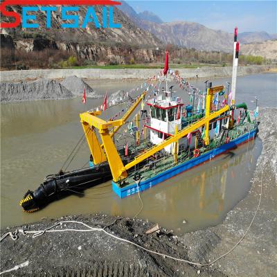 China 4000m3 Water Flow Cutter Suction Sand Dredger QHCSD-272 with 170 Kw Cutter Head Power for sale