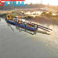 China 4000m3 Water Flow Cutter Suction Sand Dredger QHCSD-272 with 170 Kw Cutter Head Power for sale