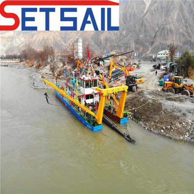 China 500ND Cummins Diesel Engine 20inch Cutter Suction Dredger with 15m Dredging Depth for sale