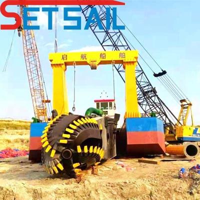 China Cutter Suction River Sand Dredger with CTS Slot Type and 0.85m-15m Draught for sale