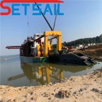 China 18 Inch Hydraulic Cutter Suction Dredger in US with 6mm-20mm Bottom Plate Thickness for sale