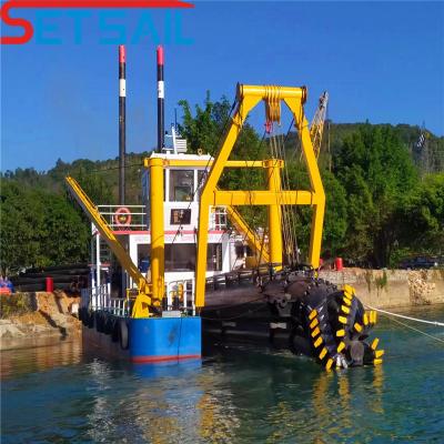 China 245000.000kg Package Gross Weight 22inch Water Flow 5000m3 Cutter Suction Sand Dredger for sale