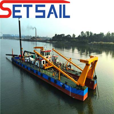 China Customizable Hydraulic Control Cutter Head Suction Pump Dredger for Sand Dredging for sale