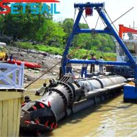 China 5mm-20mm Front Plate Cutter Suction Dredge Machine for River and Lake Dredge Equipment for sale