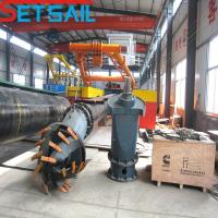 China 5mm-20mm Front Plate Cutter Suction Dredge Machine for River and Lake Dredge Equipment for sale