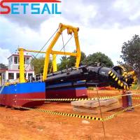 China CTS Portable River Sand Cutter Suction Pump Dredger with 100m3-20000m3 Water Flow for sale