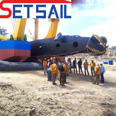 China 230t Total Weight CTS Slot Type 15m Dredging Depth Cutter Suction Dredger for River Sand for sale