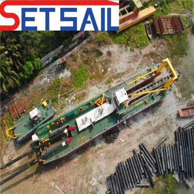 China Diesel Power Type QHCSD-294 22inch Cutter Suction Sand Dredger with Underwater Pump for sale