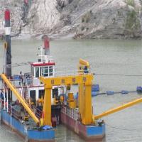 China 22inch Cutter Suction Dredger with Anchor Boom and 40 Kw Power Hydraulic Cutter Head for sale