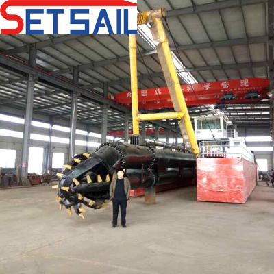 China QHCSD-385 22 Inch Cutter Suction Dredger with Depth Meter and 1500m Discharge Distance for sale