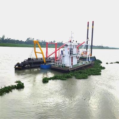 China Water Flow 4500m3 22 Inch Sand Dredger with Anchor Boom Made in Total Length 38m for sale