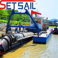 China 22 Inch Electric Power Hydraulic Cutter Suction Sand Dredger with 1500m Discharge Distance for sale