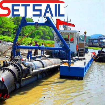 China 22 Inch Electric Power Hydraulic Cutter Suction Sand Dredger with 1500m Discharge Distance for sale