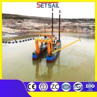 China 16-65m Set Sail Mute CCS Cutter Auger Suction Hydraulic Dredger with D-1 Diesel Engine for sale