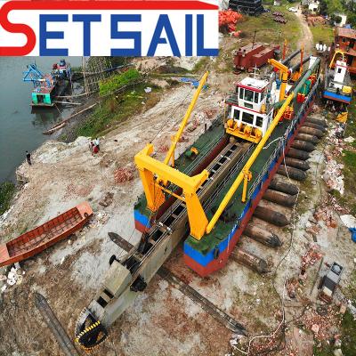 China Corrosion Resistant 22 Inch Cutter Suction Dredger with 298 Kw Auxiliary Engine Power for sale