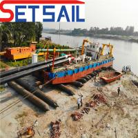China 22 Inch Diesel Engine Sea Sand Dredger with 550 Sand Pump and 15m Dredging Depth for sale