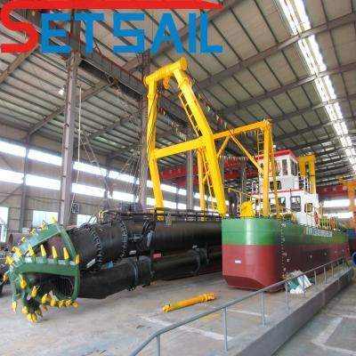China 22 Inch Cutter Suction Sand Dredger for Bangladesh Sale 298 Kw Auxiliary Engine Power for sale