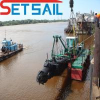 China Square or Round Shape Ladder CCS Mini Dredge Dredger with Hydraulic Winch and Spud Carrier for sale