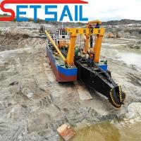 China Customized Hydraulic Winch and Spud Carrier River Sand Dredger for Your Requirements for sale
