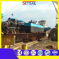 China Hydraulic Winch and Spud Carrier Steel Plate Type Cutter Suction Dredger for Sea Sand for sale