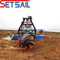 China 180000.000kg Package Gross Weight Diesel Engine 18 Inch Cutter Suction Dredger for Sand for sale