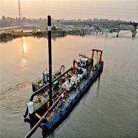 China 18 Inch Cutter Suction Dredger Powered by Cumins 260 Kw Diesel Engine and Anchor Boom for sale