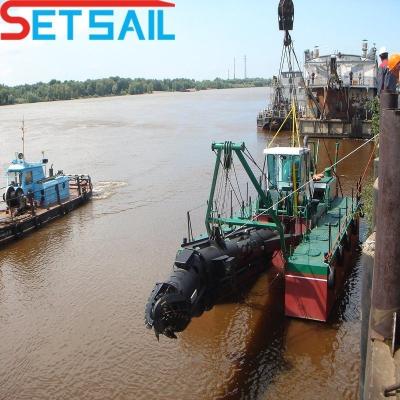China 10mm Deck Plate Thickness 18 Inch Cutter Suction Dredger for Philipines 3000m3 Water Flow for sale