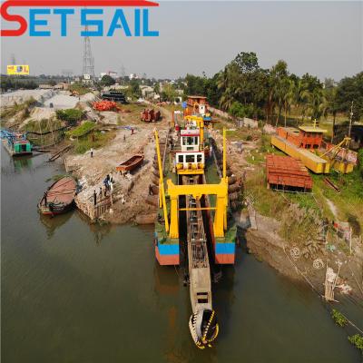 China 18 Inch Hydraulic Control Cutter Suction Dredger with CTN Slot Type and 700m3 Capacity for sale