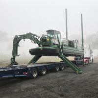 China Multipurpose Amphibious Cutter Suction Dredger with Submersible Pump Customized Design for sale