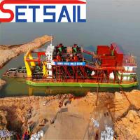 China Sand Dredging Equipment 18 Inch Cutter Suction Dredger with 2000m Discharge Distance for sale