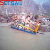 China 3500 M3 Water Flow 18 Inch Hydraulic Cutter Suction Sand Pumping Dredger Total Length 38m for sale