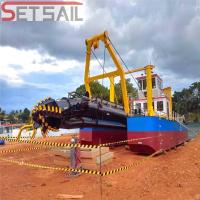 China 20inch Canvas Capacity 1000m3/H Gravel Mud Sand Dredger for Dredging in Shallow Water for sale