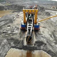 China 180000.000kg Gross Weight Cutter Suction Dredger with 1000m3/H Engine Power Capacity for sale