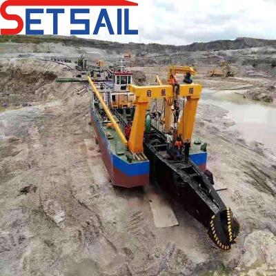 China Customized 26 Inch Capacity 1200m3/H Hydrocyclone Gravel Cutter Suction Tin Dredger for sale