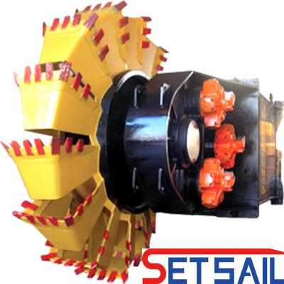 China Anchor Boom Wheel Bucket Dredger with Weichai Diesel Engine and 160m3-2000m3 Capacity for sale
