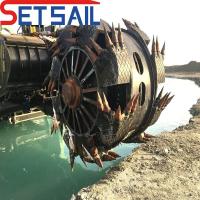 China QHWBD-12 Booster Station Wheel Bucket Sand Dredger with Anchor Boom and QHWBD-12 for sale