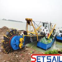 China Siemens PLC Diesel Engine Wheel Buckt Dredger with 1000m3 Water Flow and Hydrocyclone for sale