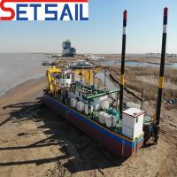 China 800m-5000m Discharge Distance Wheel Bucket Lake Mud Dredger with Booster Station for sale