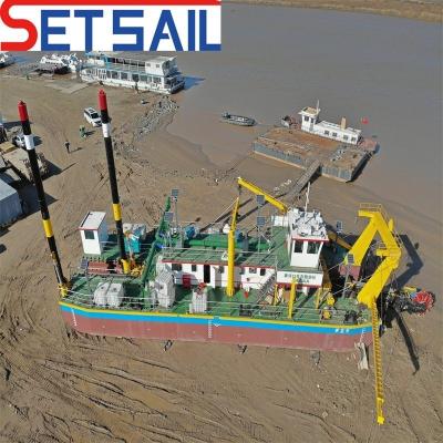 China Siemens PLC Diesel Engine Power Marine Wheel Bucket Reservoir Mud Dredger with Pump for sale