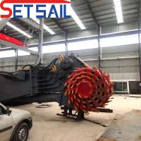 China Diesel Engine Wheel Bucket Dredger with Water Flow Meter and Rexroth Hydraulic System for sale