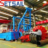 China 17m-50m Diesel Engine River Sand Pump Wheel Bucket Dredger with Total Length 17m-50m for sale