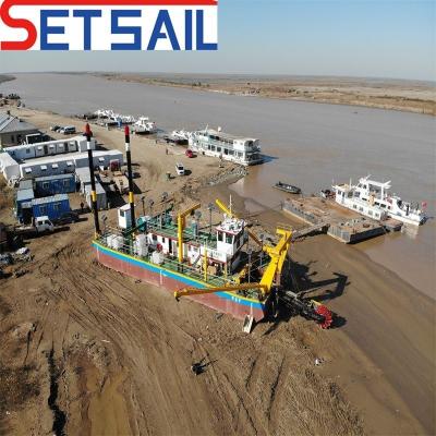 China Hydraulic Wheel Bucket Dredger for River Sand Discharge Pipe Diameter 200mm-800mm for sale