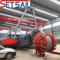 China Wheel Sand Bucket Dredger with Anchor Boom Discharge Distance 800m-5000m for sale