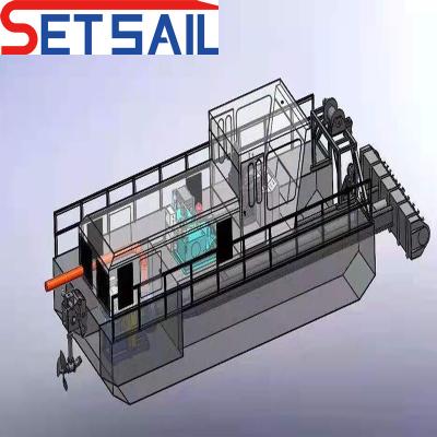 China Cyclone Type Hydrocyclone Trailing Hopper Clay Dredger with Diesel Engine and Siemens PLC for sale
