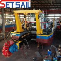 China 20kw-200kw Harbour Generator Wheel Bucket River Sand Dredger with Water Flow Meter for sale