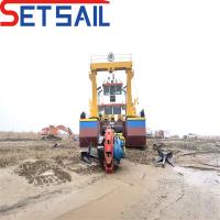China Bucket Wheel Dredger with 8m-20m Dredging Depth and 800m-5000m Discharge Distance for sale