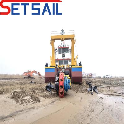 China Bucket Wheel Dredger with 8m-20m Dredging Depth and 800m-5000m Discharge Distance for sale