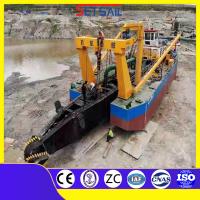 China Mini River Jet Suction Sand Pump Ship Dredger with 110kw-2000kw Diesel Engine Power for sale